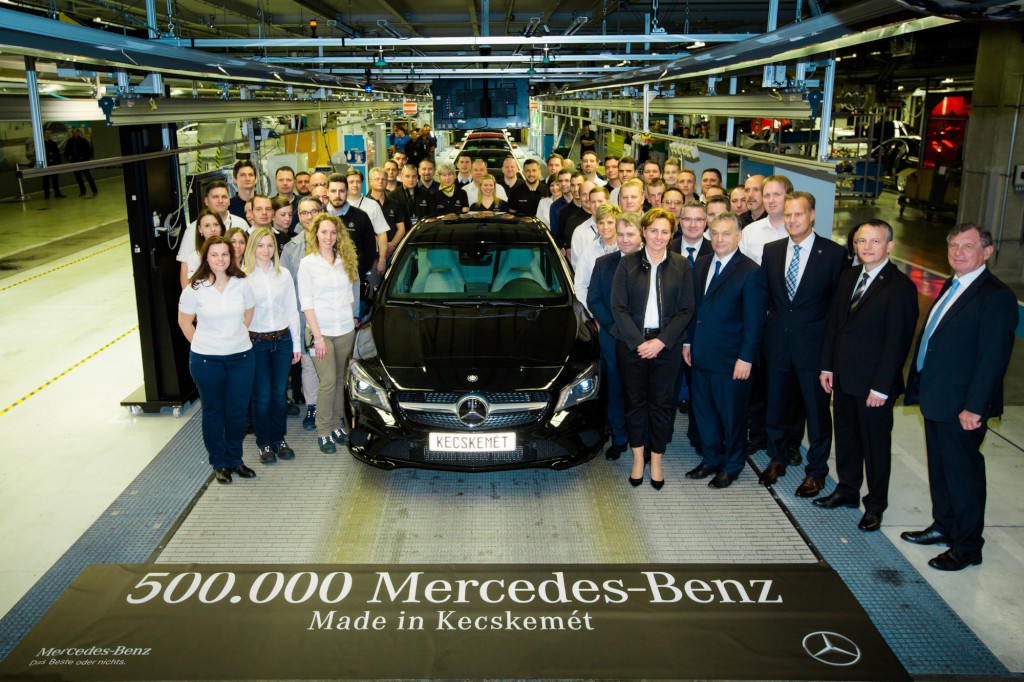 Happy 500,000 cars anniversary! The Mercedes-Benz Kecskemét plant is ...