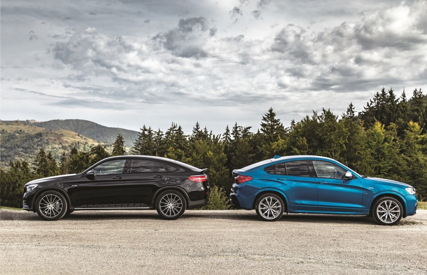 Comparison test Mercedes-AMG GLC 43 vs BMW X4 M40i - MercedesBlog